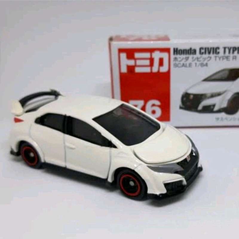 Jual Tomica Honda Civic Type R #76 White Takara Tomy Diecast Mobil Putih Sedan Legend Car Cars ...