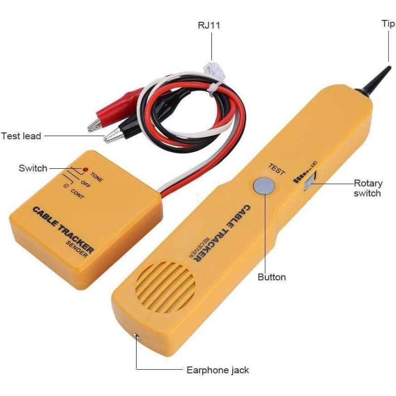 Jual Wire Tracker Multipurpose Network Cable Tester Wh806c Aksesoris ...