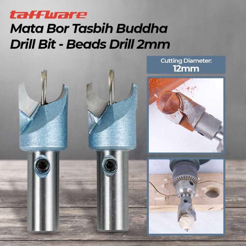 Jual Tideway Mata Bor Drill Bit Diy Buddha Tasbih Beads 2mm 2 Pcs Bor ...