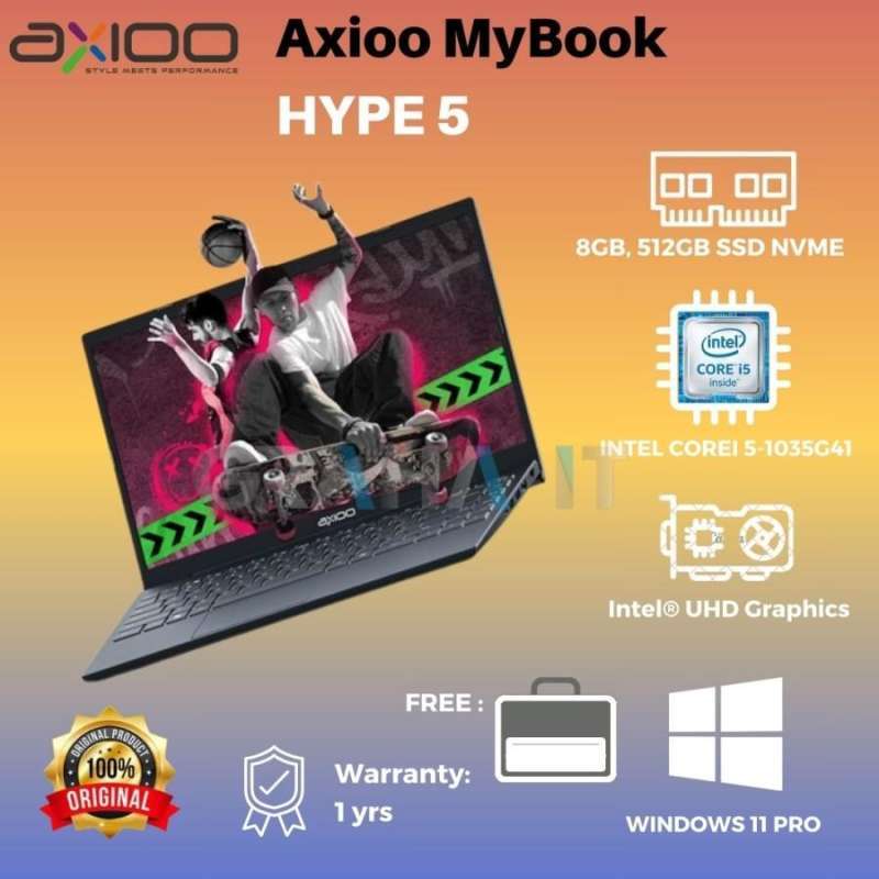 Jual Laptop Axioo Mybook Hype 5 | I5 1035g4 8gb 512gb Windows 11 Pro Di Seller Graha It - Pucang ...