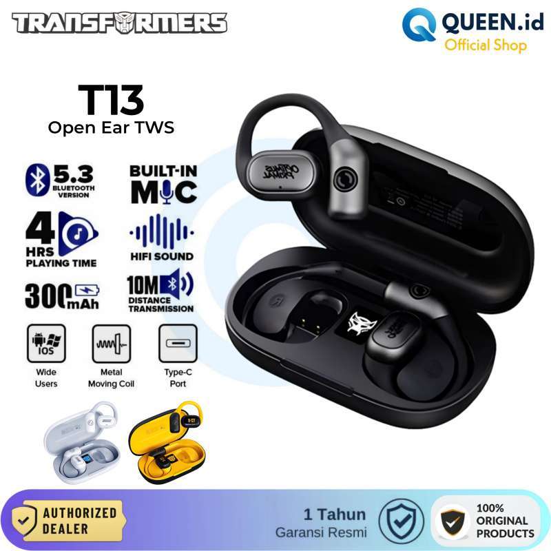 Promo Transformers T13 Tws True Wireless Earbuds Bluetooth Headset 5.3 ...