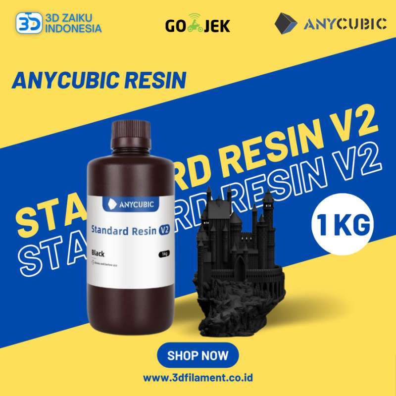 Jual Anycubic Standard V2 Resin 3d Printer High Toughness Precision Detail Msla Lcd Resin ...