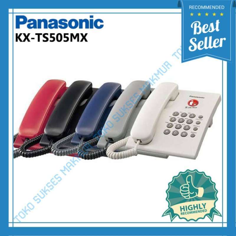 Promo Telepon Kabel Panasonic Kx-ts505mx Diskon 33% Di Seller Ksm Store ...