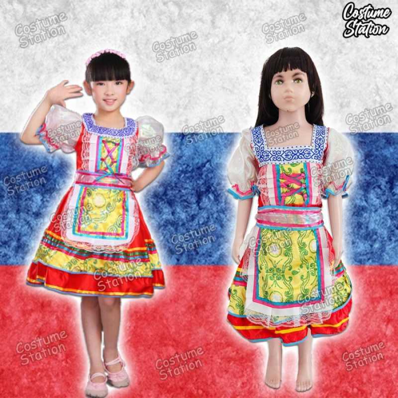 Jual Kostum Tradisional Negara Rusia / Costume Russian Baju Adat Anak ...