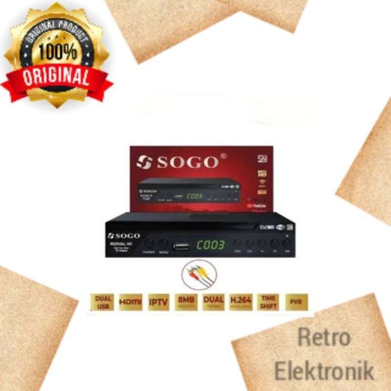 Promo Receiver Digital Tv Set Up Box Stb Dvb T2 Sogo Diskon 33% Di ...