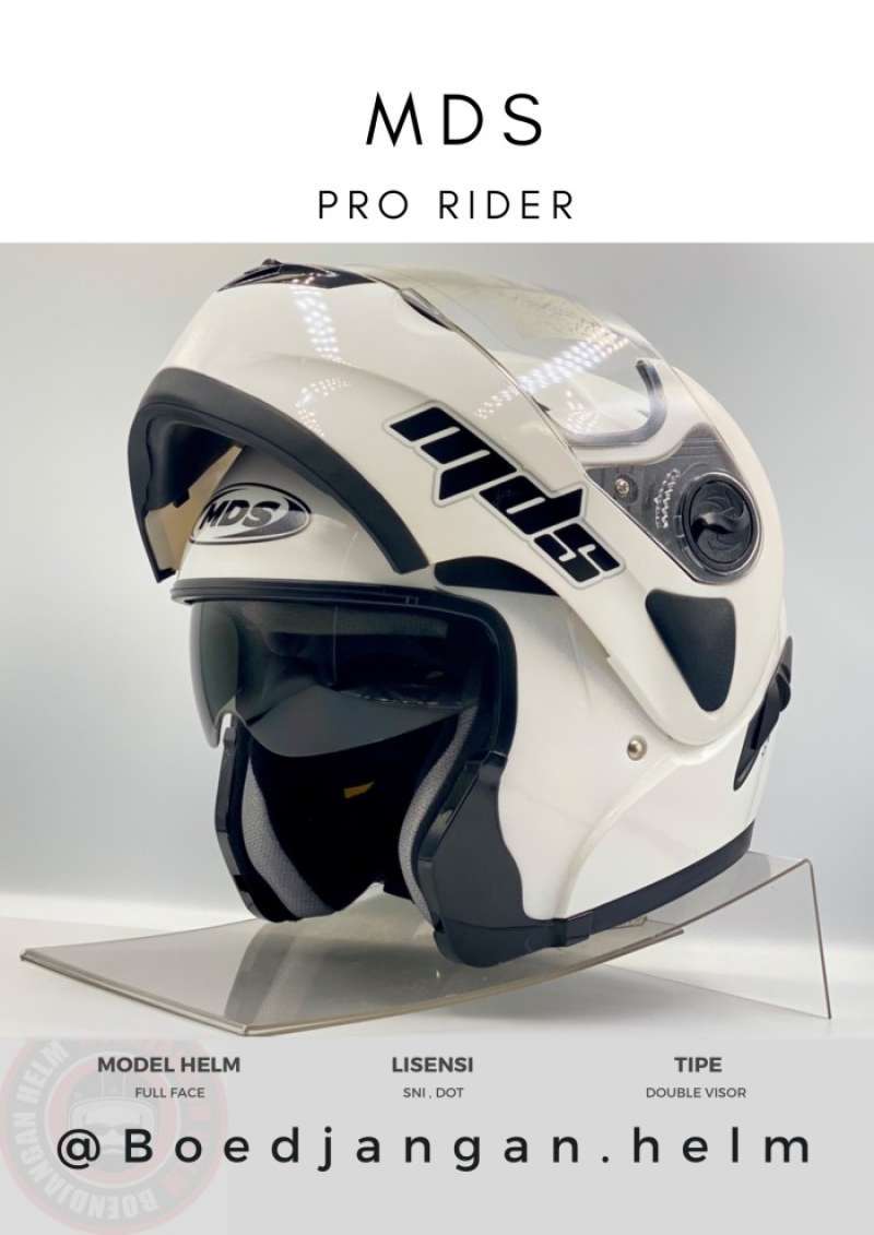 Promo Mds Helm Pro Rider Modular - Mds Full Face Modular - Mds Modular ...