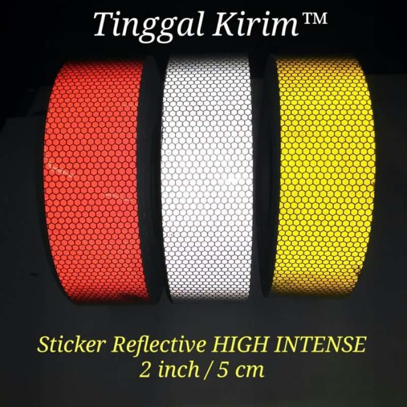 Promo Sticker Reflective High Intensity 2 / Stiker Reflektif Mantul Hi ...