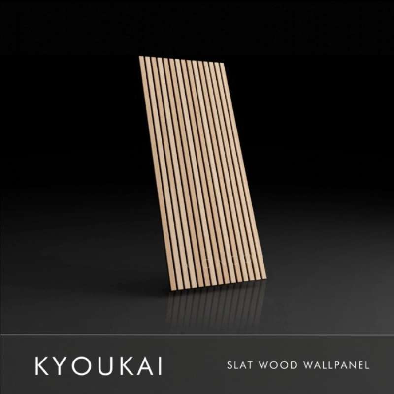 Promo 100% Produk Ori Kyoukai - Wood Slat Wall / Panel Dinding Kayu ...