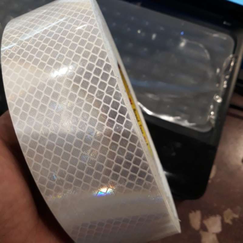 Promo Original 3m Reflector Tape 2 Inch X 50 M Merah Kuning Putih 55mm ...