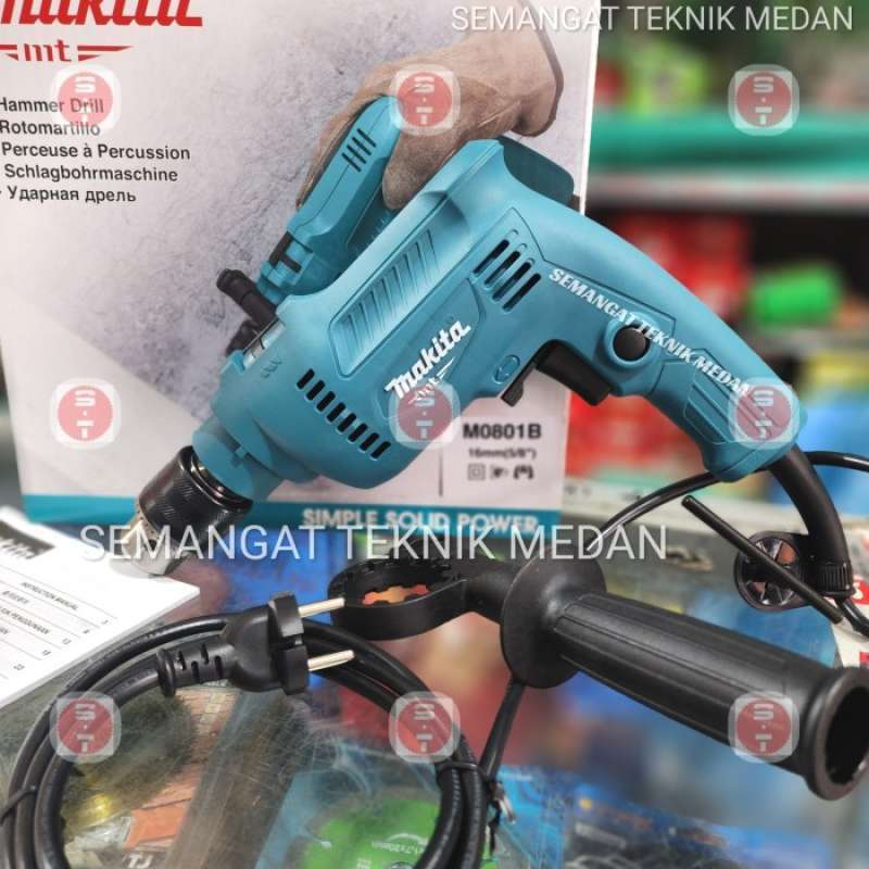 Jual M0810b Mesin Bor Tangan Besi Beton Impact Drill 13mm Makita Mt M 0810b Di Seller Semangat ...