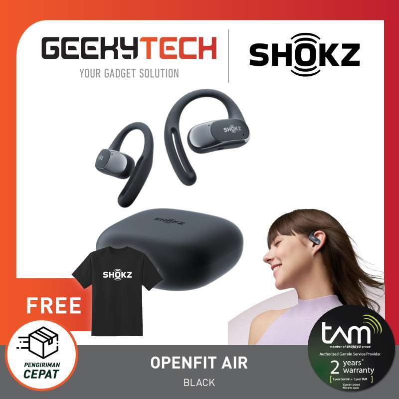Jual Shokz Openfit Air / Shokz Open Fit Air Open Ear Earphone - Garansi ...