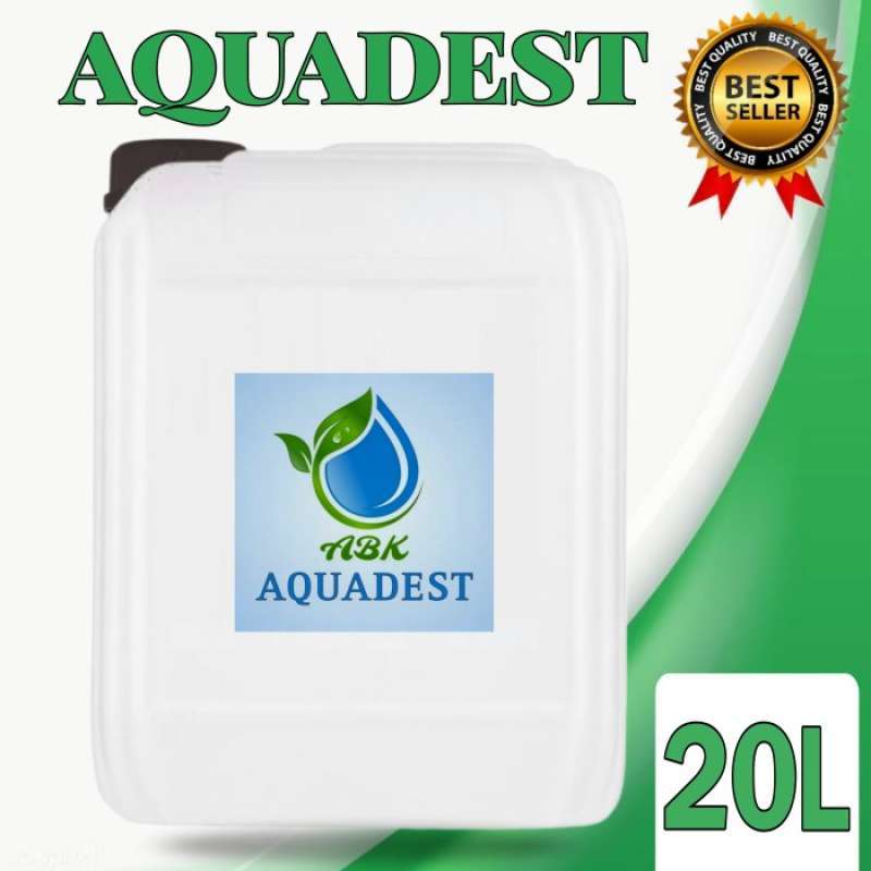 Jual Aquadest Aquadest Distilled Water/ Air Suling 20 Liter Di Seller ...
