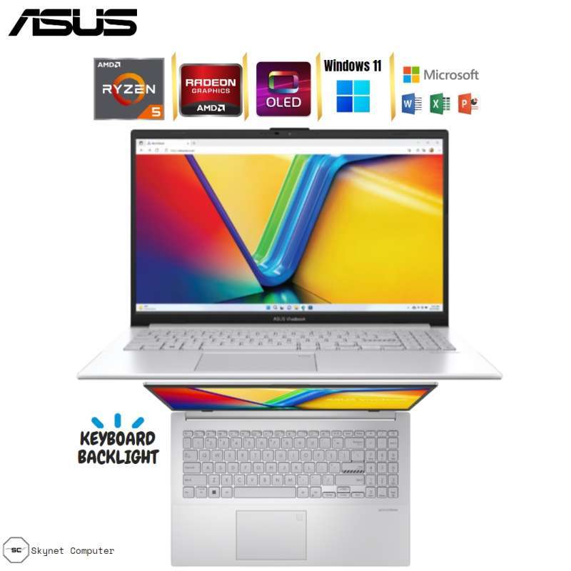 Jual Asus Vivobook Go Oled E1504fa Amd Ryzen 5 7520u Ram16gb Ssd1tb 15. ...
