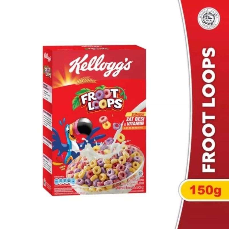 Jual Kelloggs Froot Loops 300 Gr / Kelloggs Frosties 300gr / Kelloggs ...