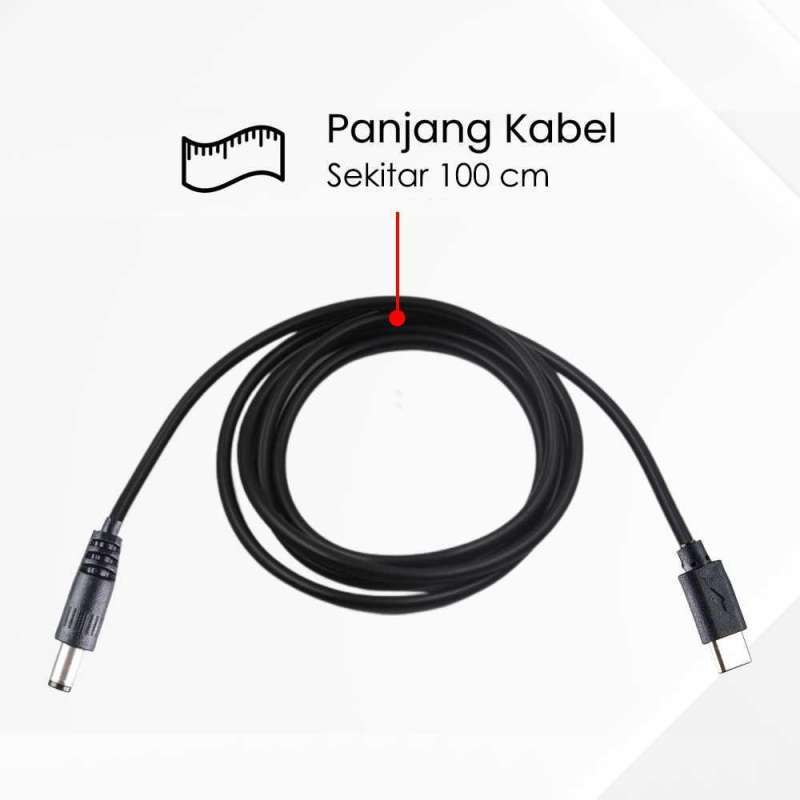 Jual Ootdty Kabel Power Usb Type C To Dc 5.5x2.5mm Pd Charger Router ...