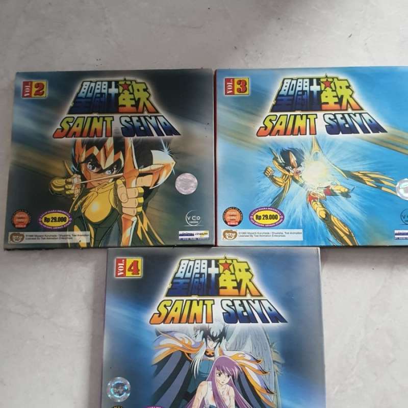 Jual Paket Kaset Vcd Saint Seiya Vol 2 ,3, 4 Di Seller Rukia - Cengkareng Timur, Kota Jakarta ...