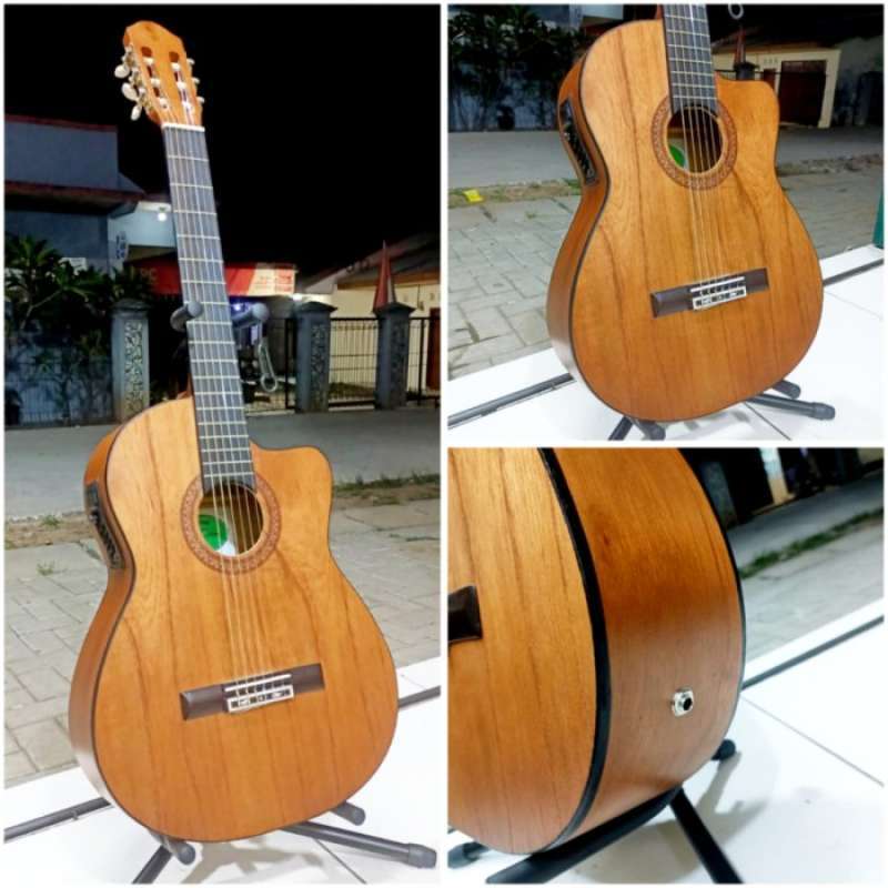 Jual Gitar Akustik Klasik Nylon Elektrik Yamaha C315 Cutaway Custom ...