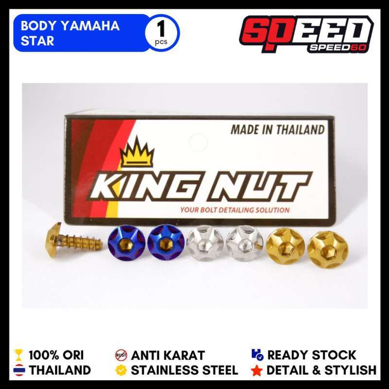Jual Baut Body Yamaha Mio Nmax Aerox Nouvo Fino Soul Drat Kasar Baut Probolt Thailand Stainless ...