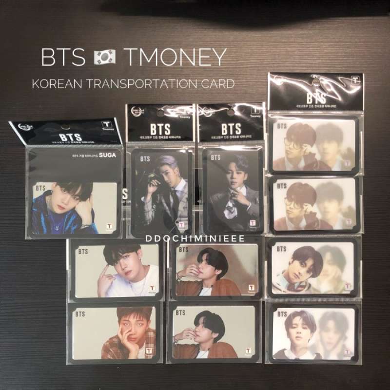 Jual [ready Stock] Bts Tmoney Card Official Korea Lenticular Di Seller ...