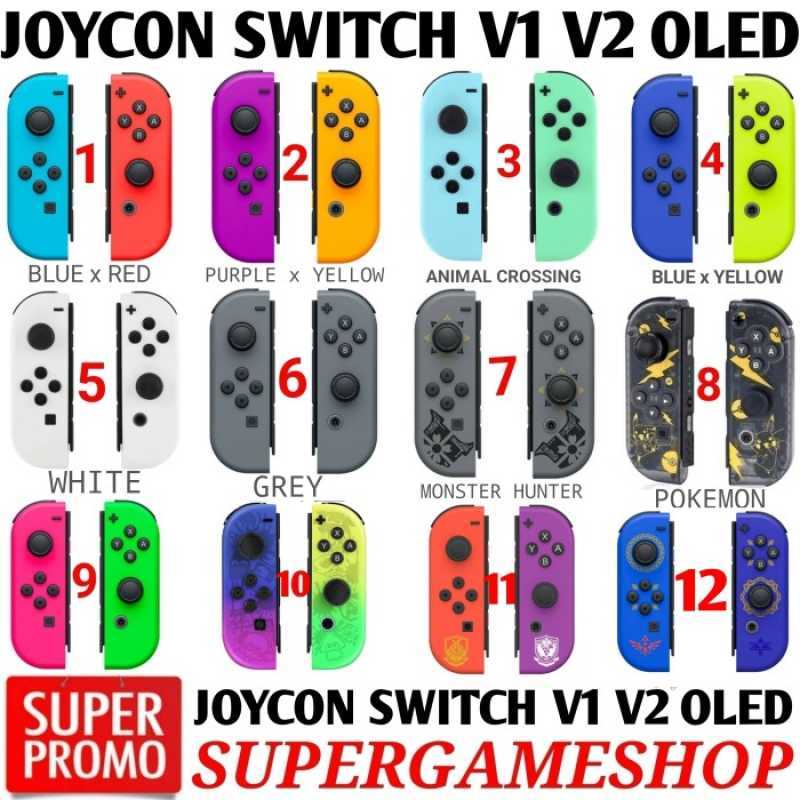 Jual Joycon Nintendo Switch Joypad Switch V1 V2 Nintendo Switch Oled ...