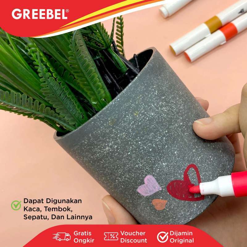 Promo Greebel Acrylic Marker Single Head /spidol Sketsa/sketsa Marker ...