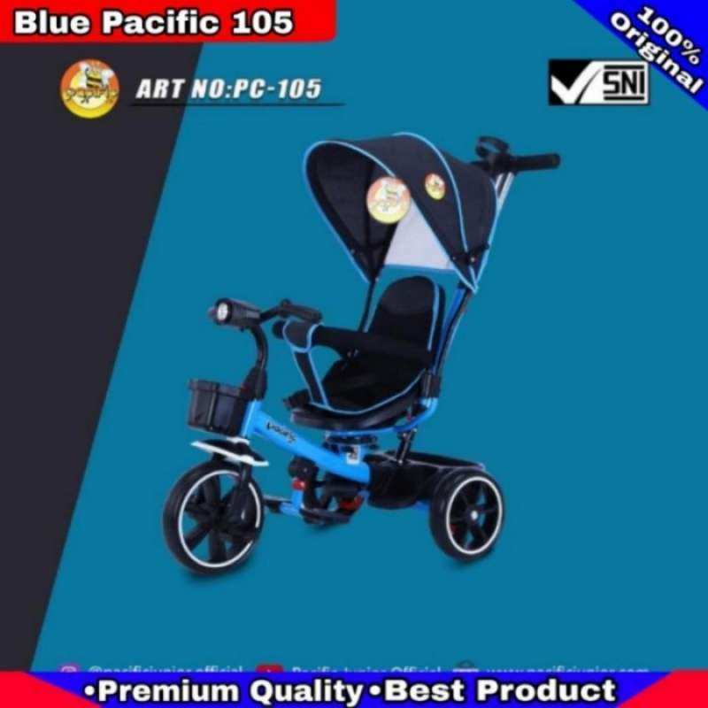 Promo Sepeda Anak Roda Tiga Stroller Pacific 105 Diskon 50% Di Seller ...