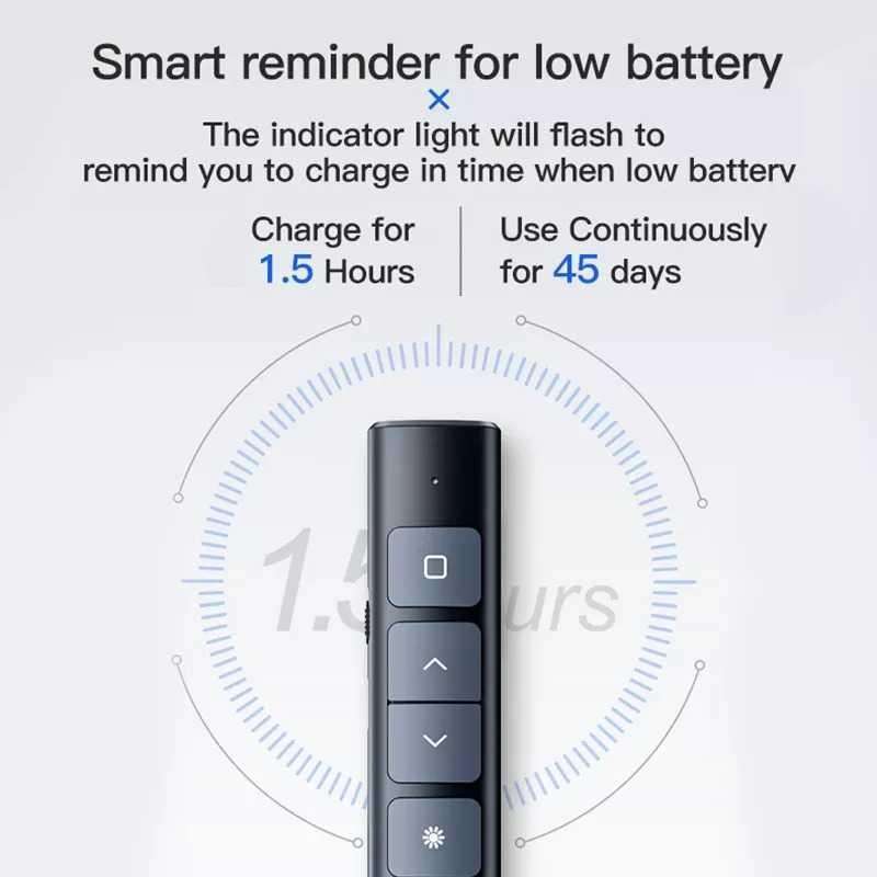 Promo Laser Pointer Presentasi Pen Remote Wireless 200m 2.4ghz Qs-216 ...