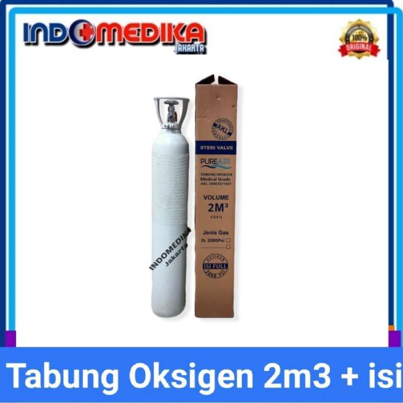 Promo Tabung Oksigen 2m3 Isi Full / Tabung Oxygen 2m3 /oksigen 2meter Kubik Diskon 33% Di Seller ...