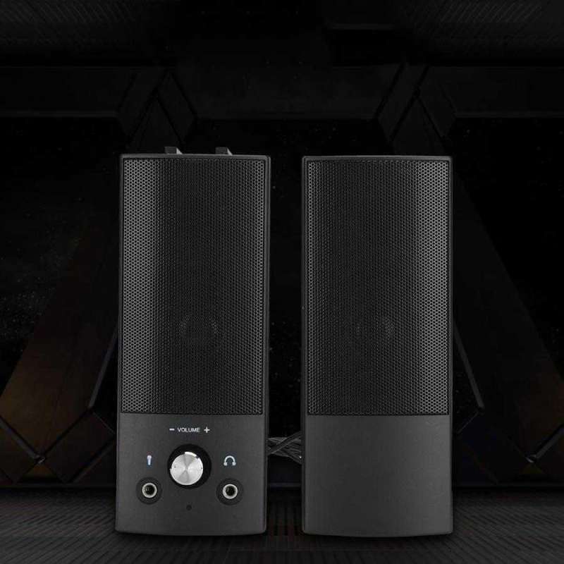 Promo Soundbar Desktop Active Speaker Hifi Stereo Heavy Bass V-117 Speaker Aktif Pintu Laptop ...
