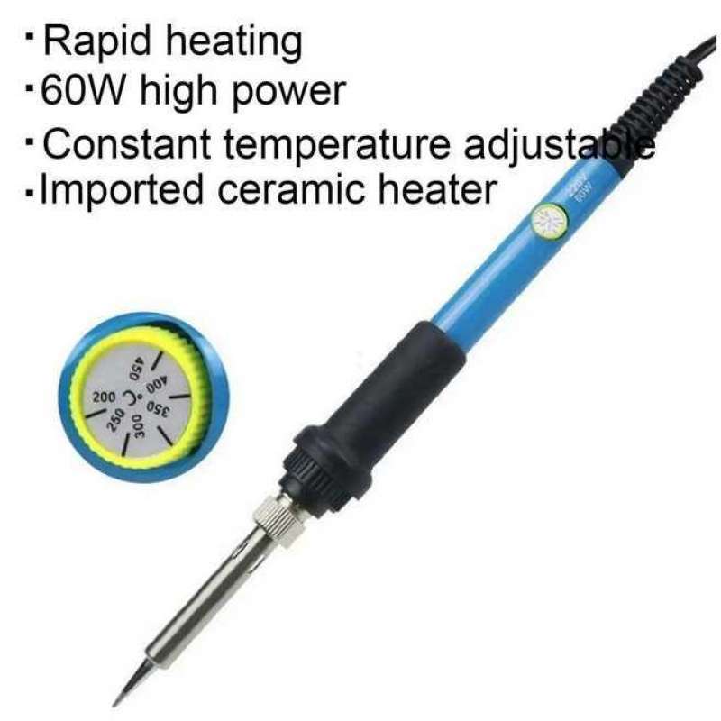 Promo Solder Adjustable Temperatur 200-450 Derajat Celcius 220v 60w 806 ...