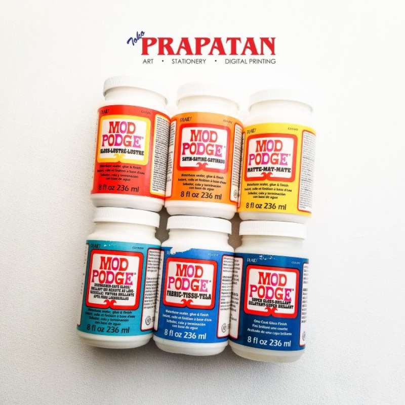 Jual Mod Podge 236ml Matte/satin/gloss/dishwasher/fabric - Dishwasher ...
