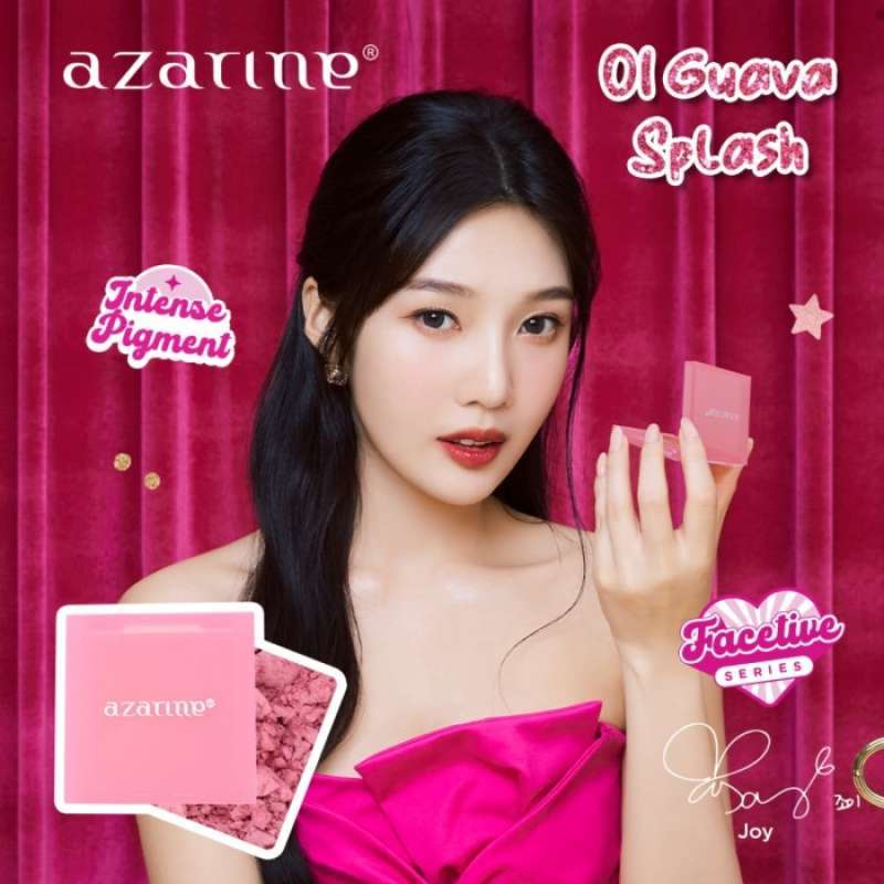 Jual [azarine X Red Velvet] Chic To Cheek Blush Powder Blush On 5.2gr ...