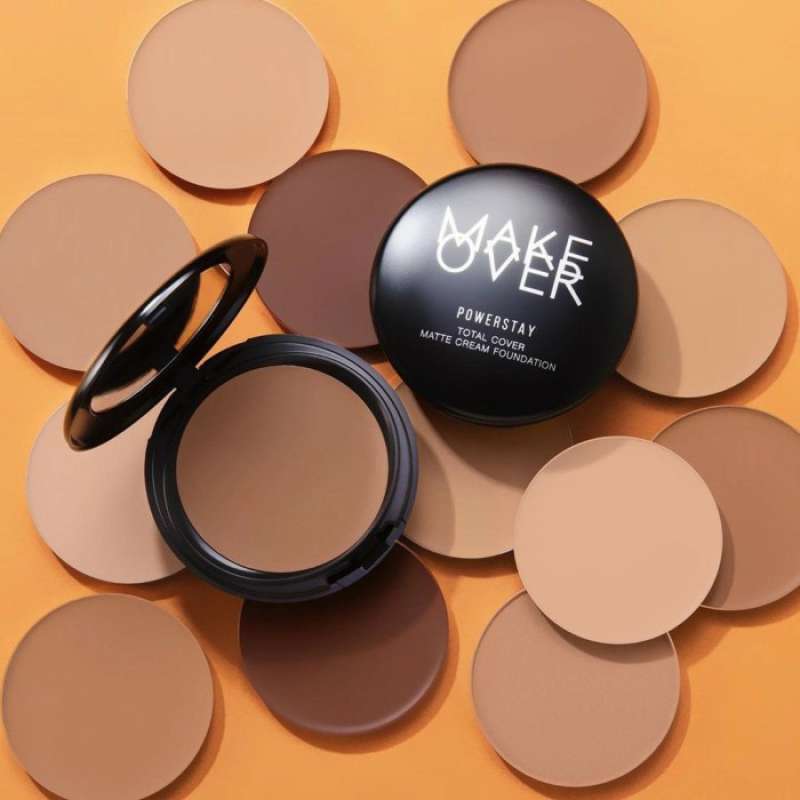 Jual Make Over Powerstay Total Cover Matte Cream Foundation - W33 Di ...