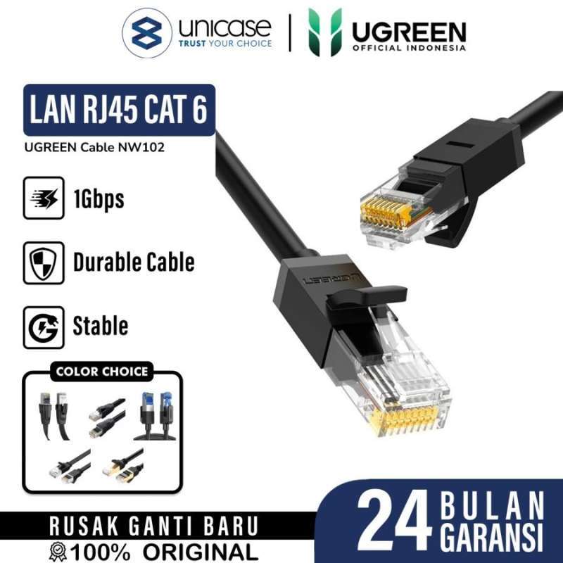 Promo Cable Lan Ethernet Ugreen Cat 8 Rj45 40gbps Network Braided Kabel ...