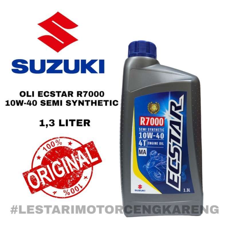 Promo Oli Mesin Gsx Fu Injeksi Sgo 10w-40 Sl Ma 1.3l R7000 Ecstar Baru ...