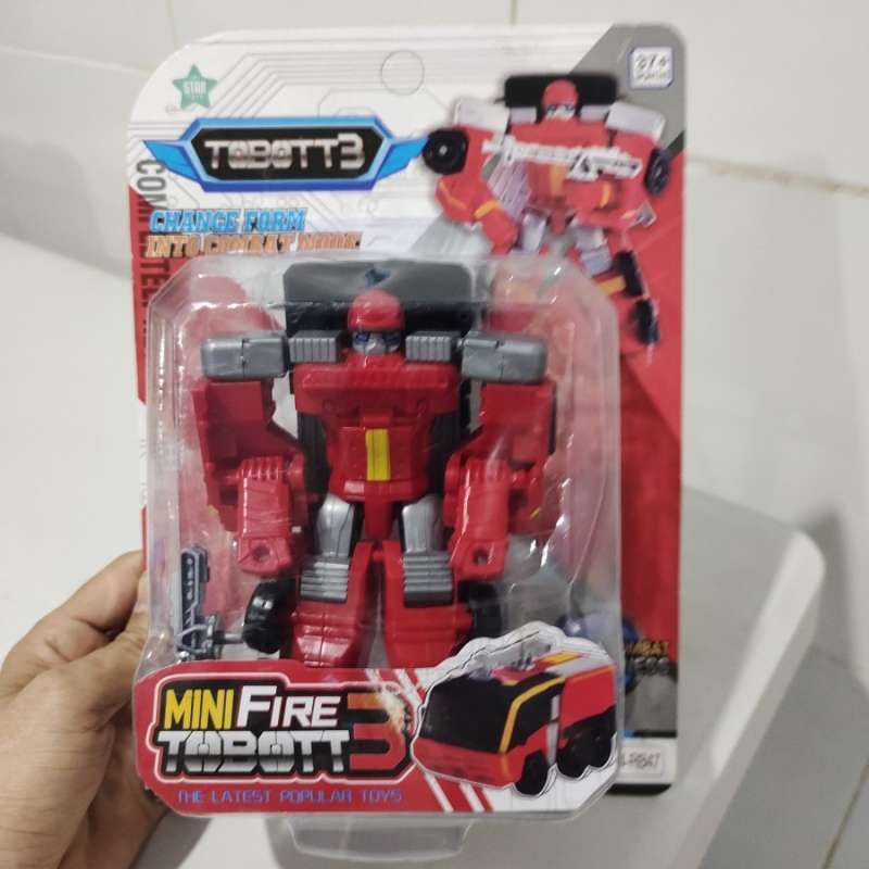 Jual Mainan Anak Robot Tooboot Mini C Dan Mini Fire Manual Di Seller ...
