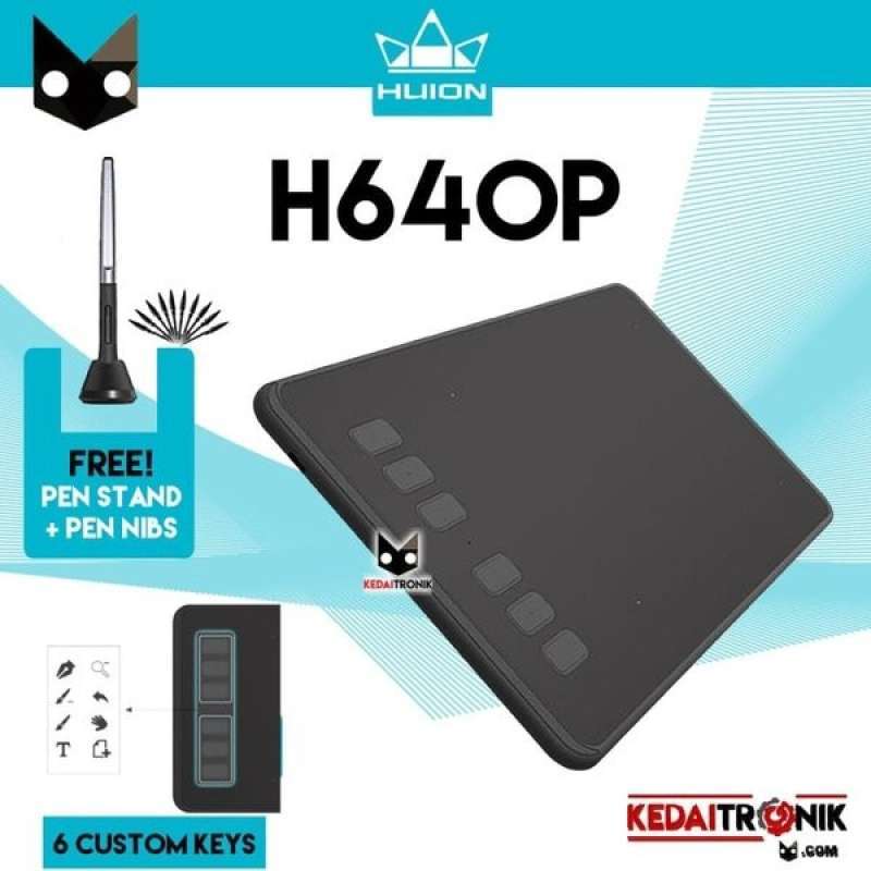 Jual Huion Inspiroy H640p Drawing And Tablet Graphics With Tablet ...