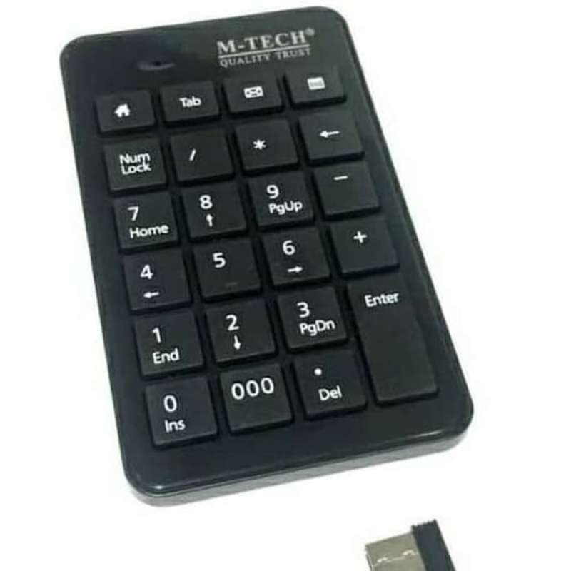 Jual M-tech Keyboard Numerik Angka Usb Wireless Numeric Pad Keypad Di ...
