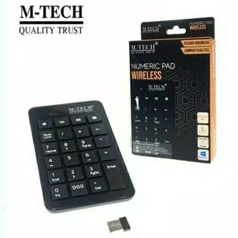 Jual Wireless Keyboard Angka Numeric Keypad M Tech Numeric Wireless