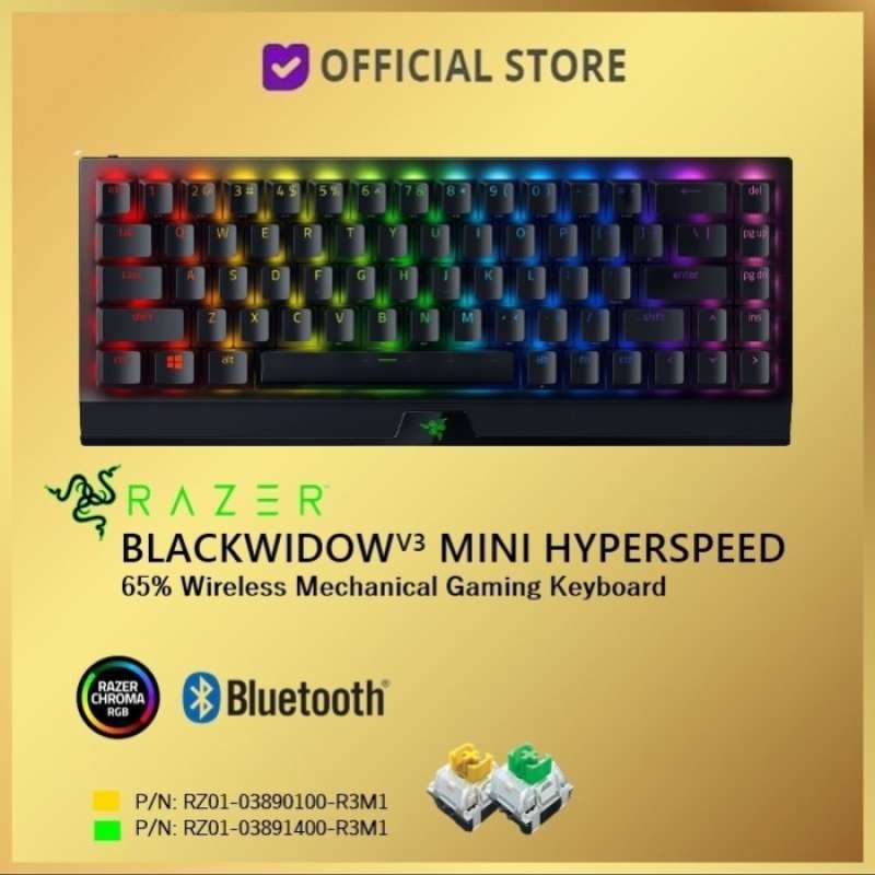 Jual Razer Blackwidow V3 Mini Hyperspeed Wireless Gaming Keyboard ...