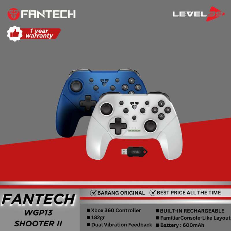 Jual Fantech Wireless Gaming Controller Wgp13 - Gamepad Joystick Usb Di ...