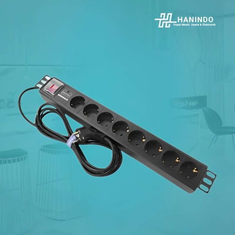 Jual Indorack Pdu8g Pdu 8 Outlet Colokan Lubang Power Distribution Di ...