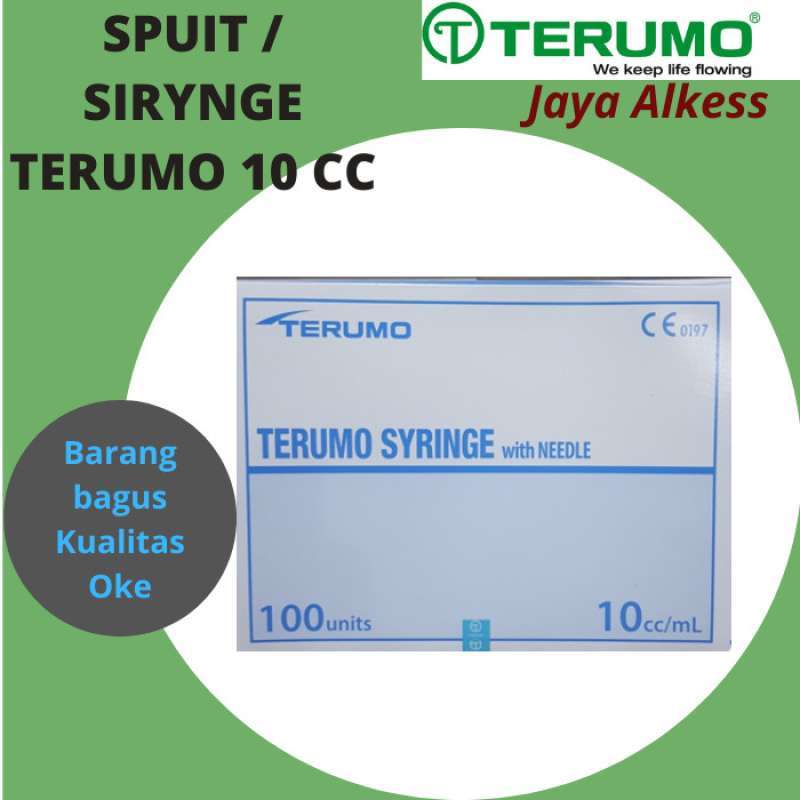 Promo Spuit Terumo 10cc / Syringe 10ml / Spuite 10 Cc / Jarum Needle 10 ...