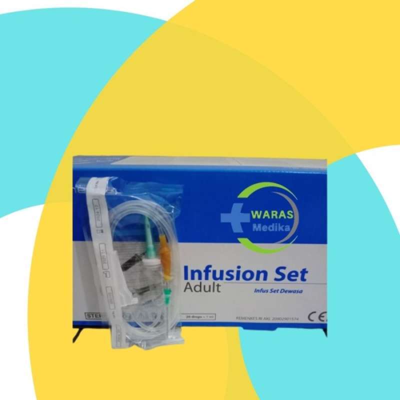Promo Gea Infuset Dewasa / Infusion Set Makro Gea / Selang Infus Adult ...