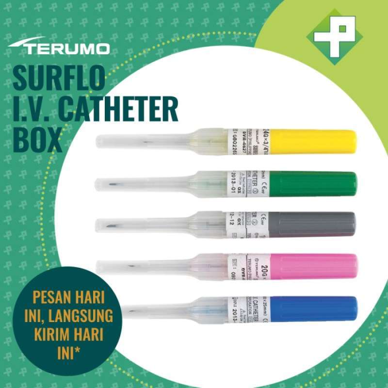 Promo Surflo I.v. Catheter Terumo / Abbocath Terumo Box Isi 50's Diskon ...