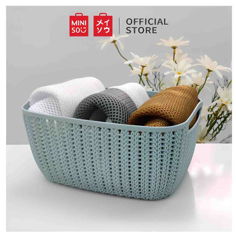 Jual Miniso Storage Plaited Bucket Keranjang Penyimpanan Di Seller N2 ...
