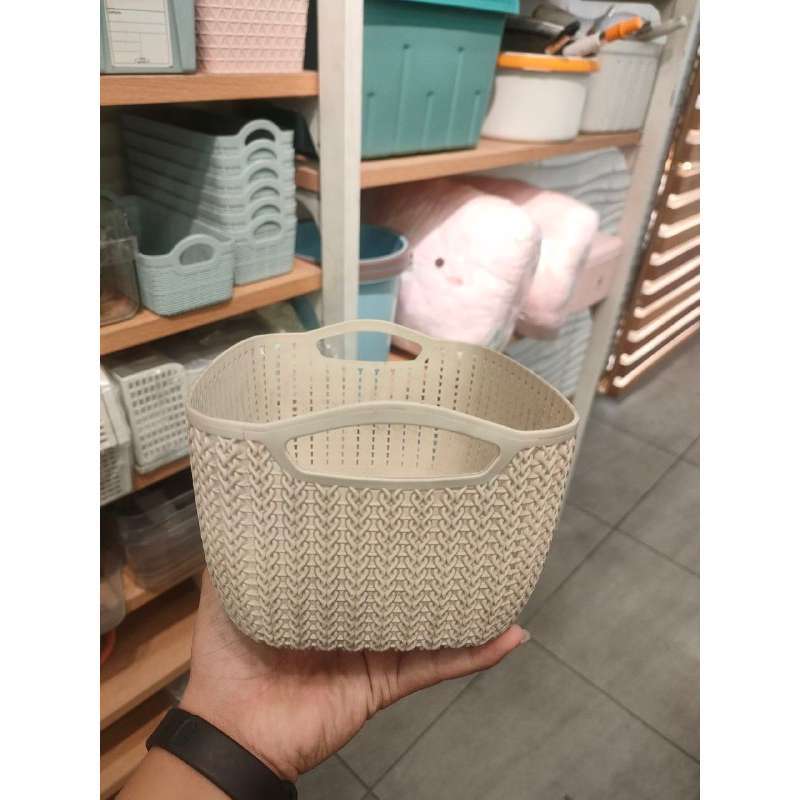 Jual Miniso Storage Plaited Bucket Keranjang Penyimpanan Di Seller N2 ...