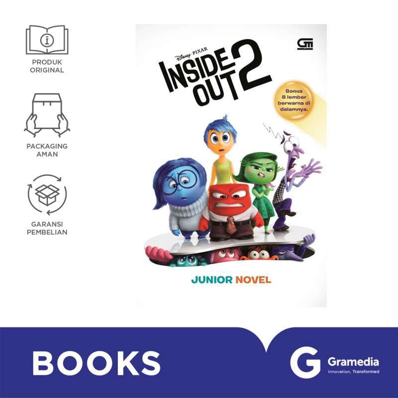 Jual Inside Out 2 - Junior Novel (the Walt Disney Company) Di Seller ...