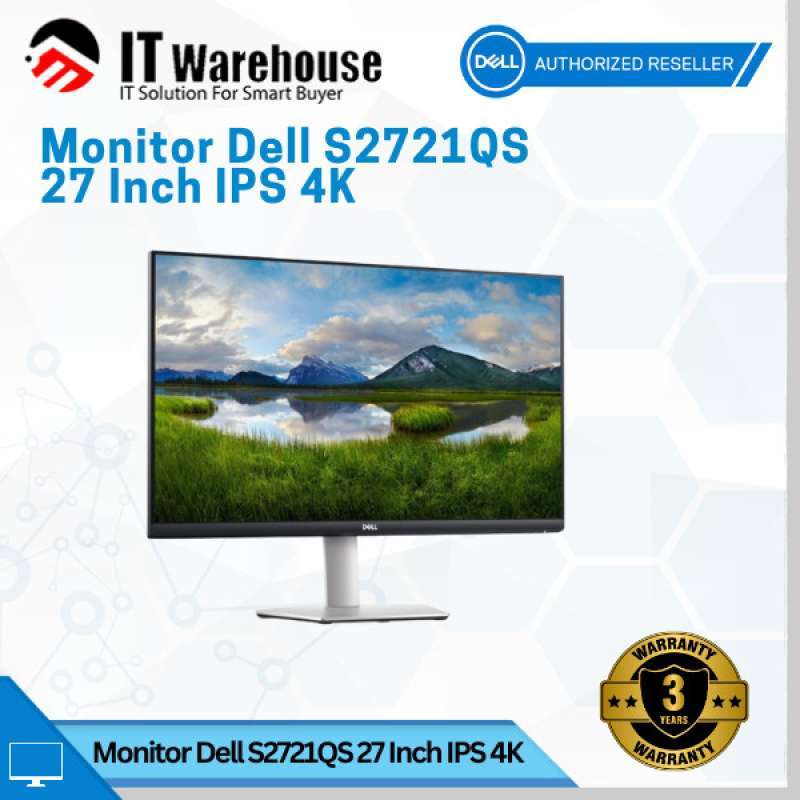 Jual Monitor Led Dell S2721qs 27 Ips 4k Hdr Hdmi Dp Garansi 3 Tahun Di ...