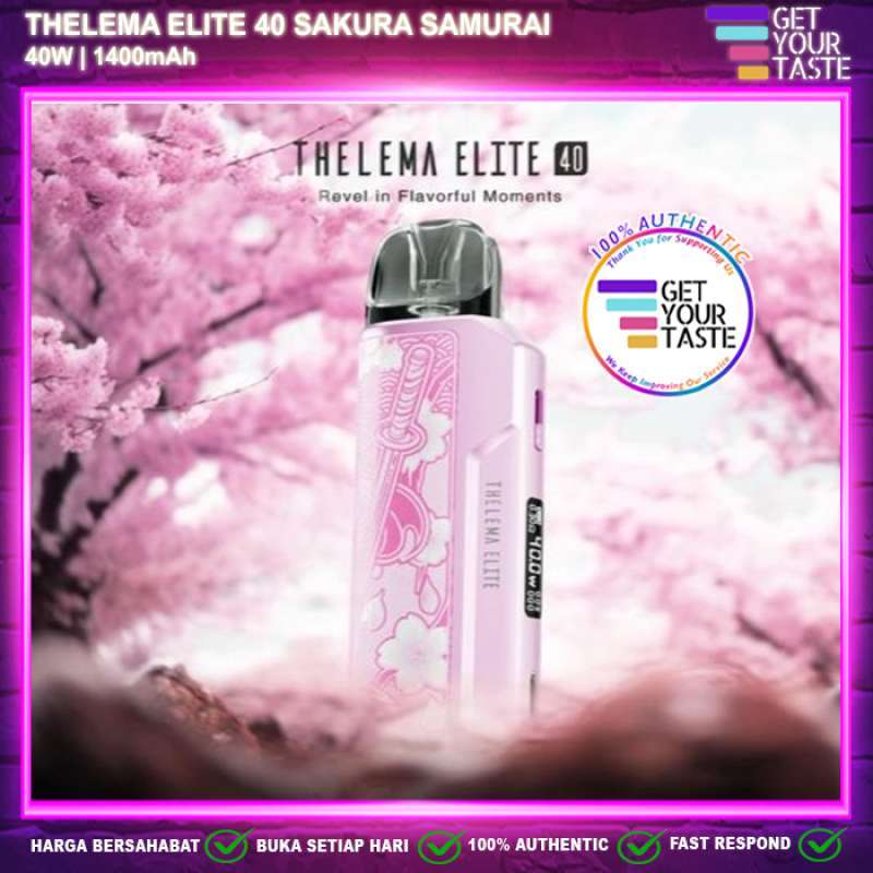 Promo Lost Vape Thelema Elite 40 Sakura Samurai Pink Special Edition ...